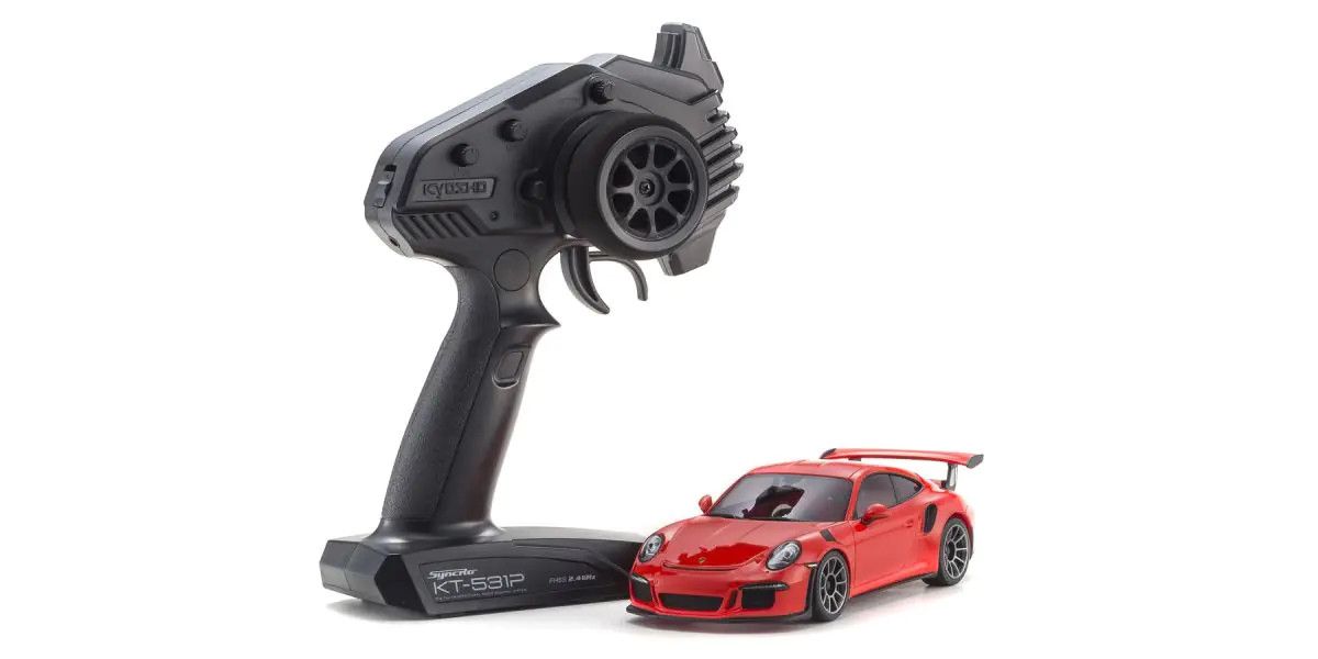 Kyosho Mini-Z MR04 RWD Porsche 911 GT3 RS Orange (N-RM/KT531P) - Björn