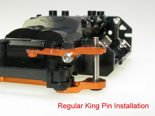 PN Racing Mini-Z MR03 Pro Front Lower Arm Set Wide (Orange) - Björnes