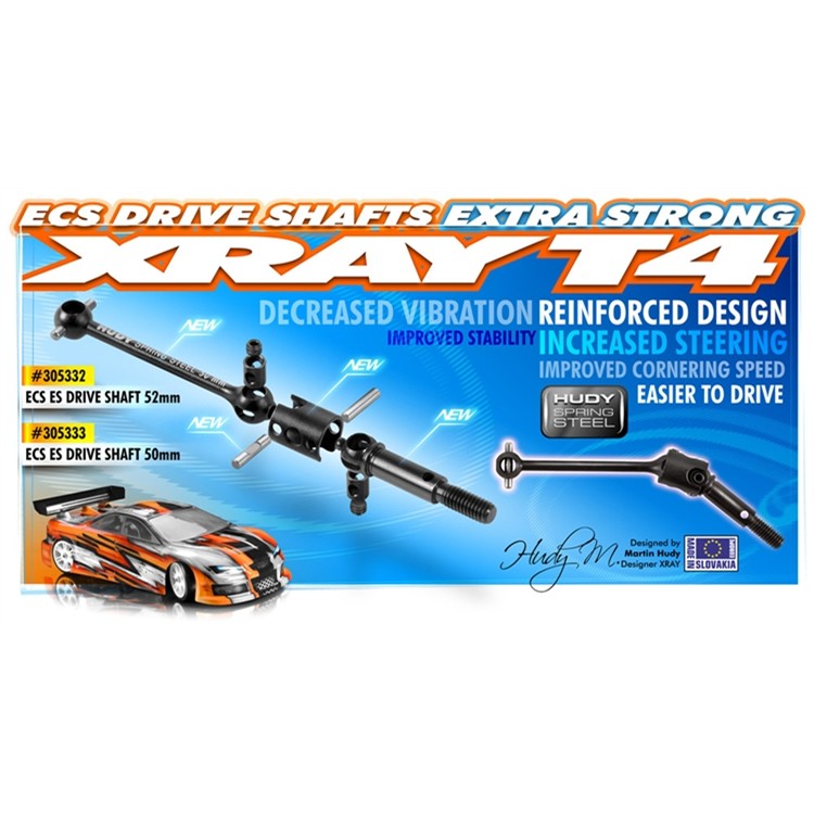ECS ES (Extra Strong) Drive Shaft 50mm - HUDY Spring Steel™ - Björnes