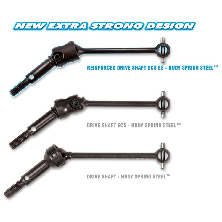 ECS ES (Extra Strong) Drive Shaft 50mm - HUDY Spring Steel™ - Björnes