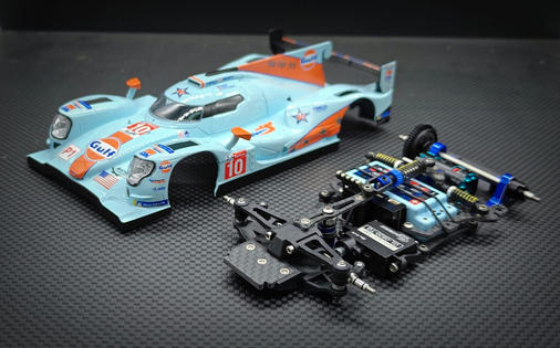 GL Racing GL 1/28 LMP2 Chassis - with GL-LMP2 body-001 GULF - Björnes