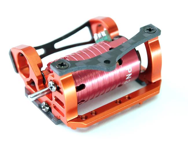 PN Racing Mini-Z V5 LCG 98mm Motor Mount (Orange) - Björnes Garage!