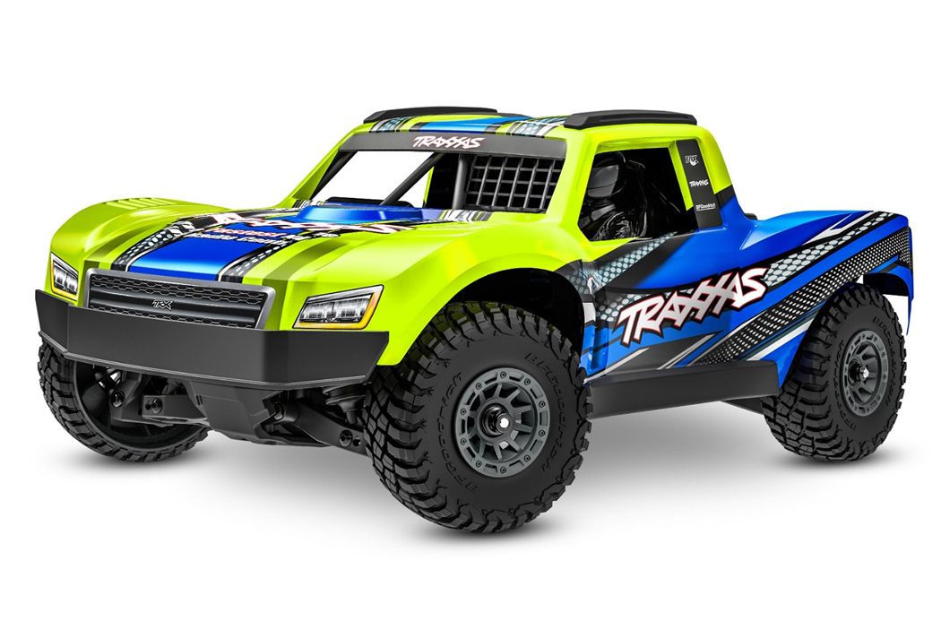 Traxxas Mini Slash 4x4 RTR TQ BL-2s Gul - USB-C Laddare / 2s LiPo - Bj