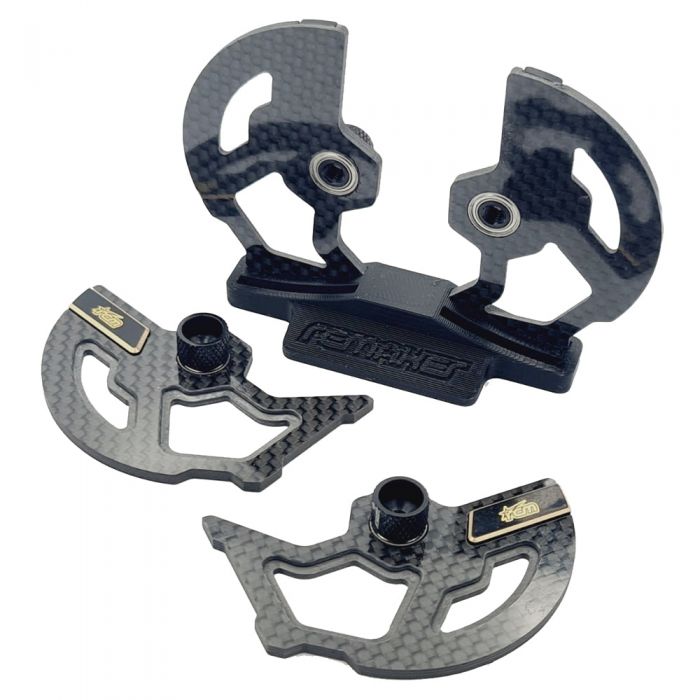 RC MAKER GeoCarbon HD Weighted Tweak Wheel Set for 1:10 Touring Cars