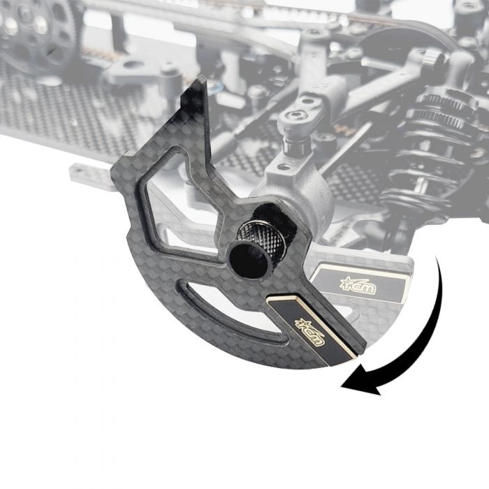 RC MAKER GeoCarbon HD Weighted Tweak Wheel Set for 1:10 Touring Cars